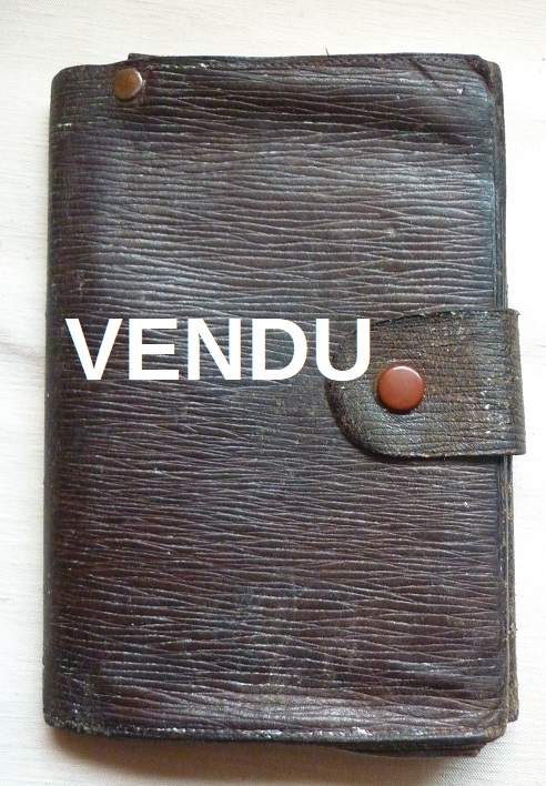 Portefeuille en cuir, début XXe - BROC' EN' GUCHE