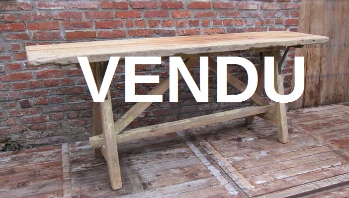 Meuble de métier : établi d'atelier en bois - BROC' EN' GUCHE