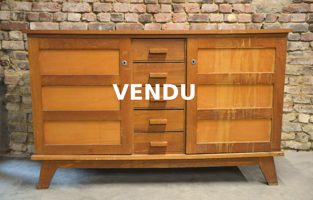 Buffet design de René Gabriel , Reconstruction 1945 - BROC' EN' GUCHE